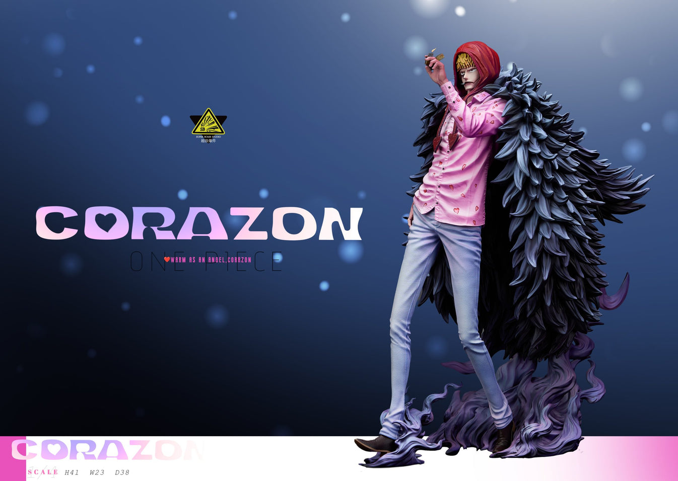 Super Bomb - Corazon, Doflamingo and Kid Trafalgar Law – StatueCorp