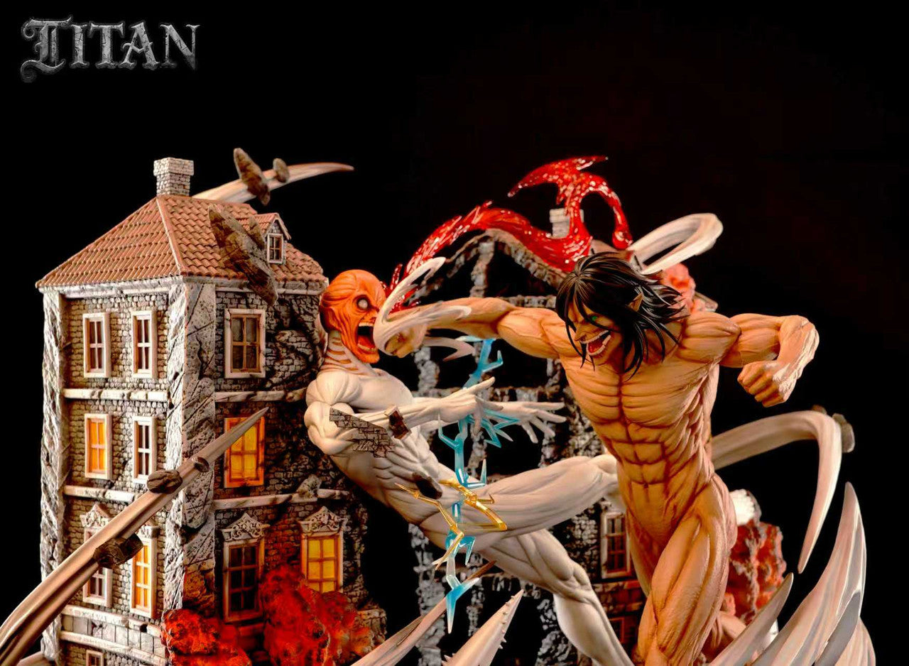 Titan - War Hammer Titan vs Eren – StatueCorp