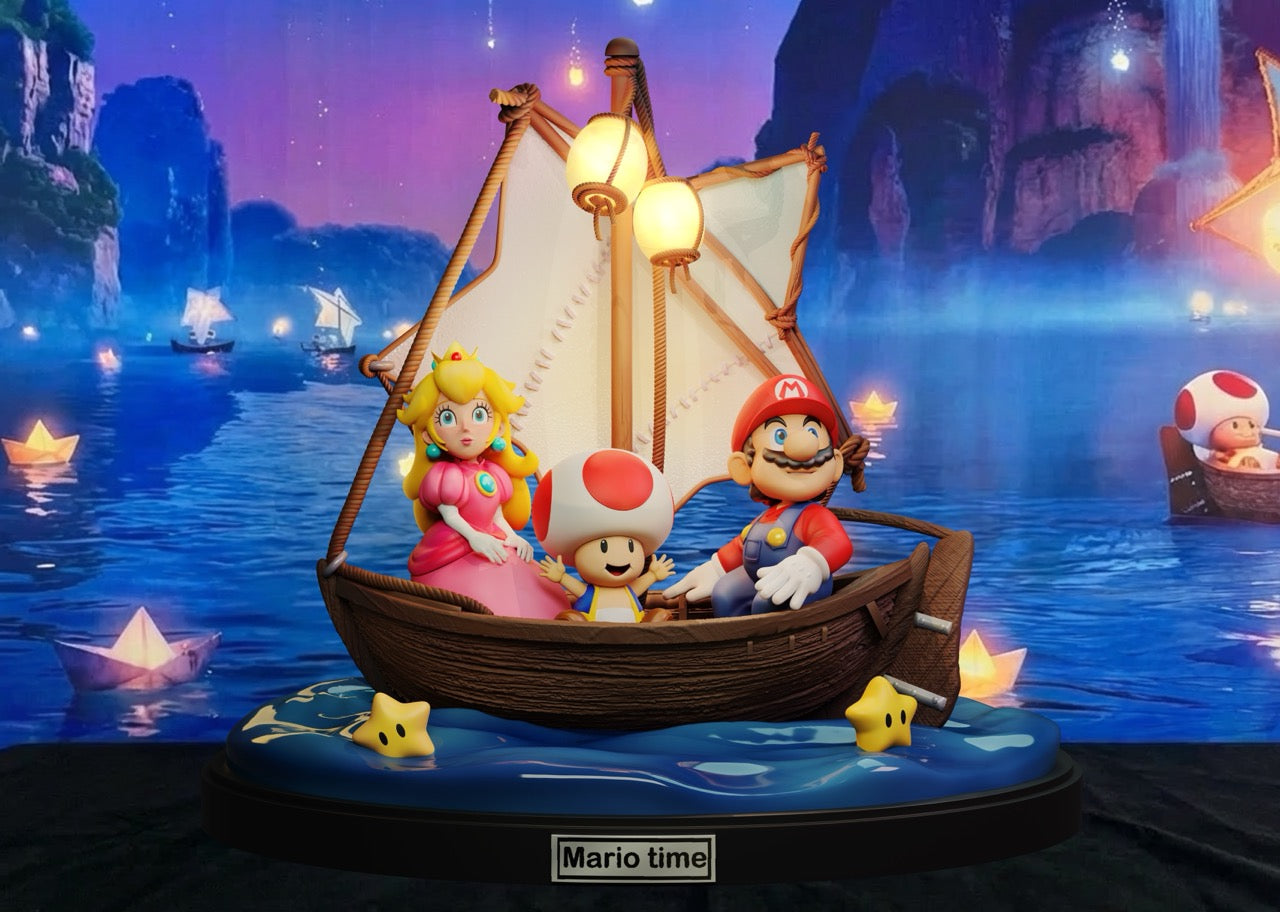 Chao She - Super Mario and Princess Peach – StatueCorp