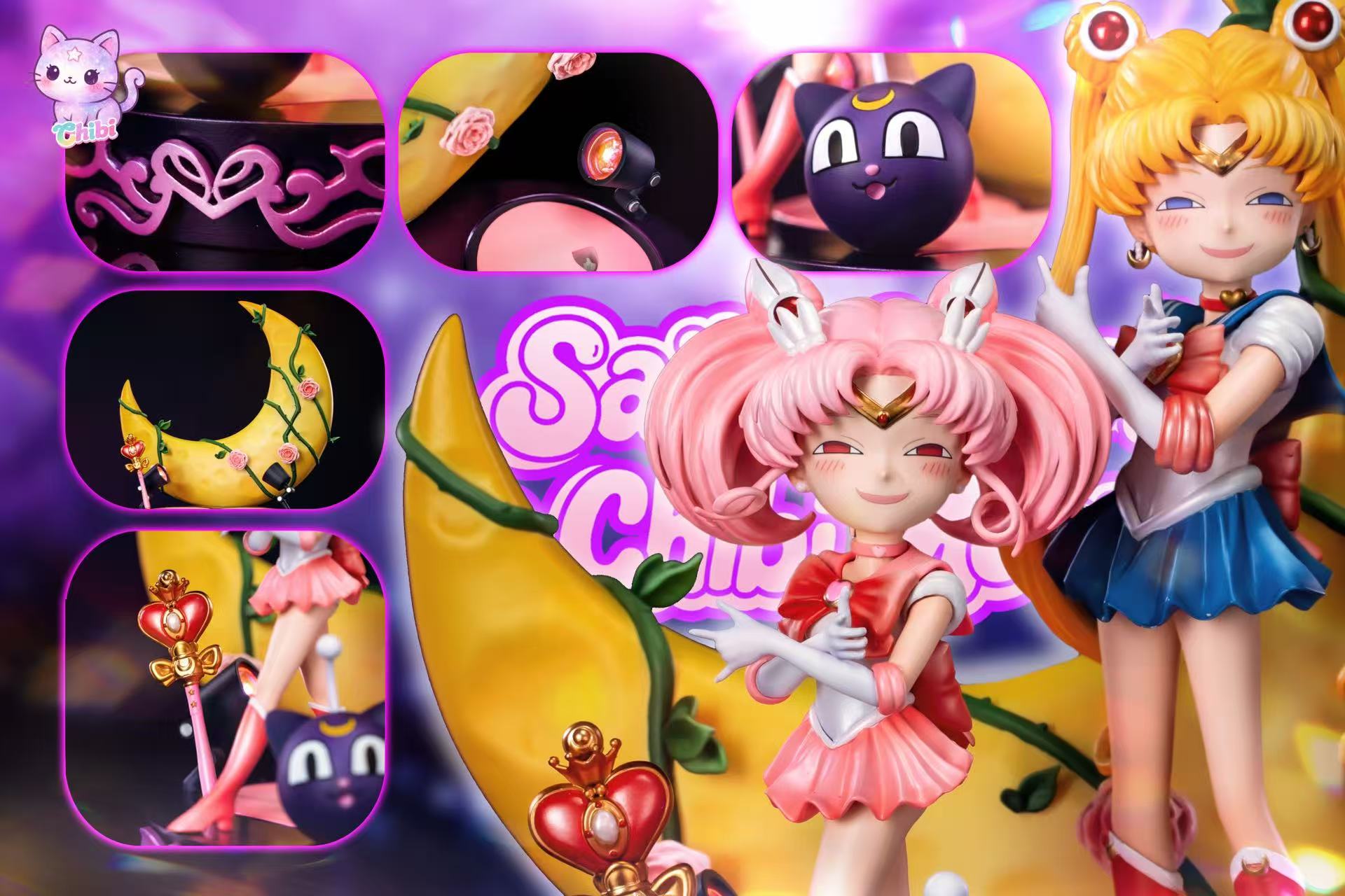 Chibi - Sailor Moon and Sailor Chibi Moon – StatueCorp