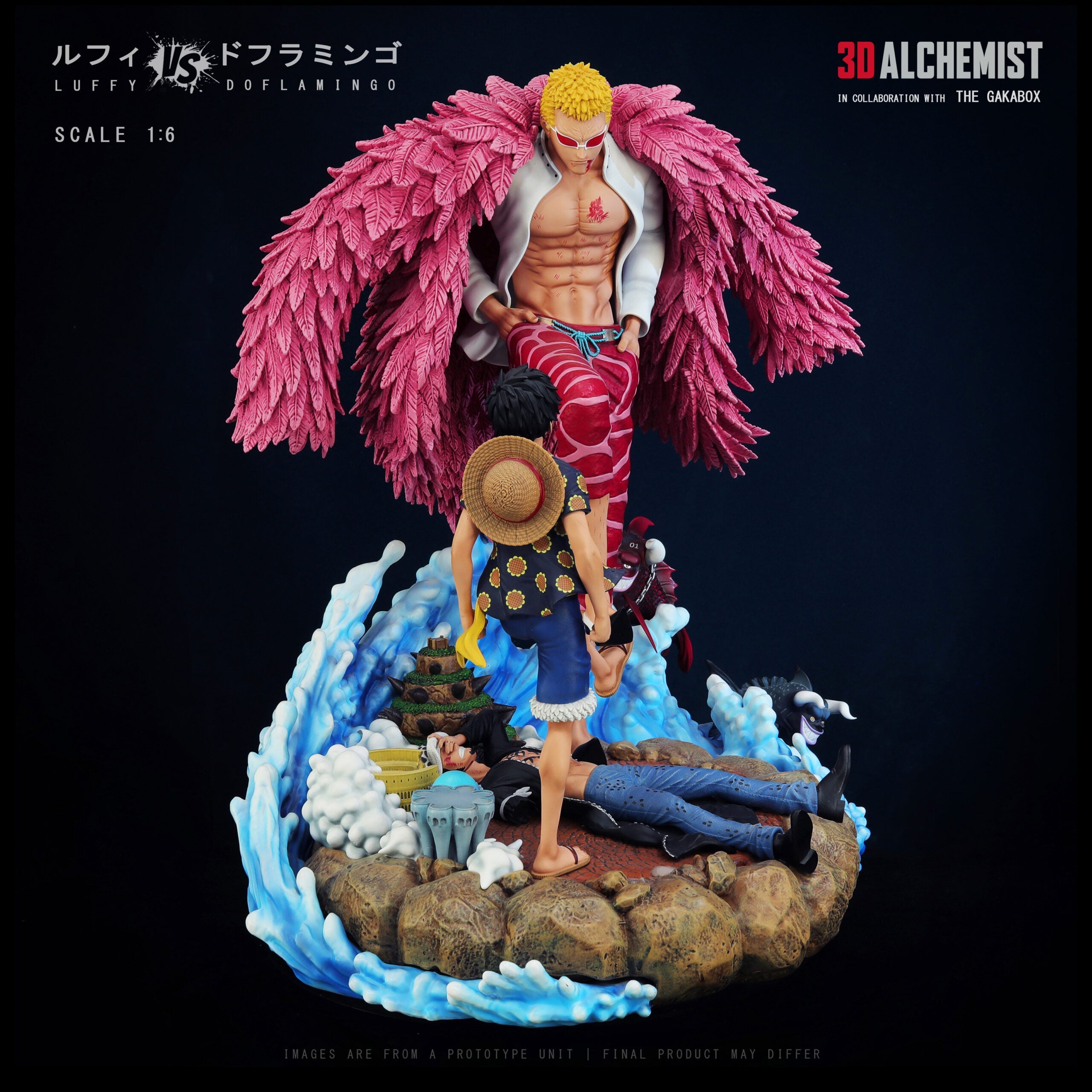 3D Alchemist - Luffy vs Doflamingo – StatueCorp