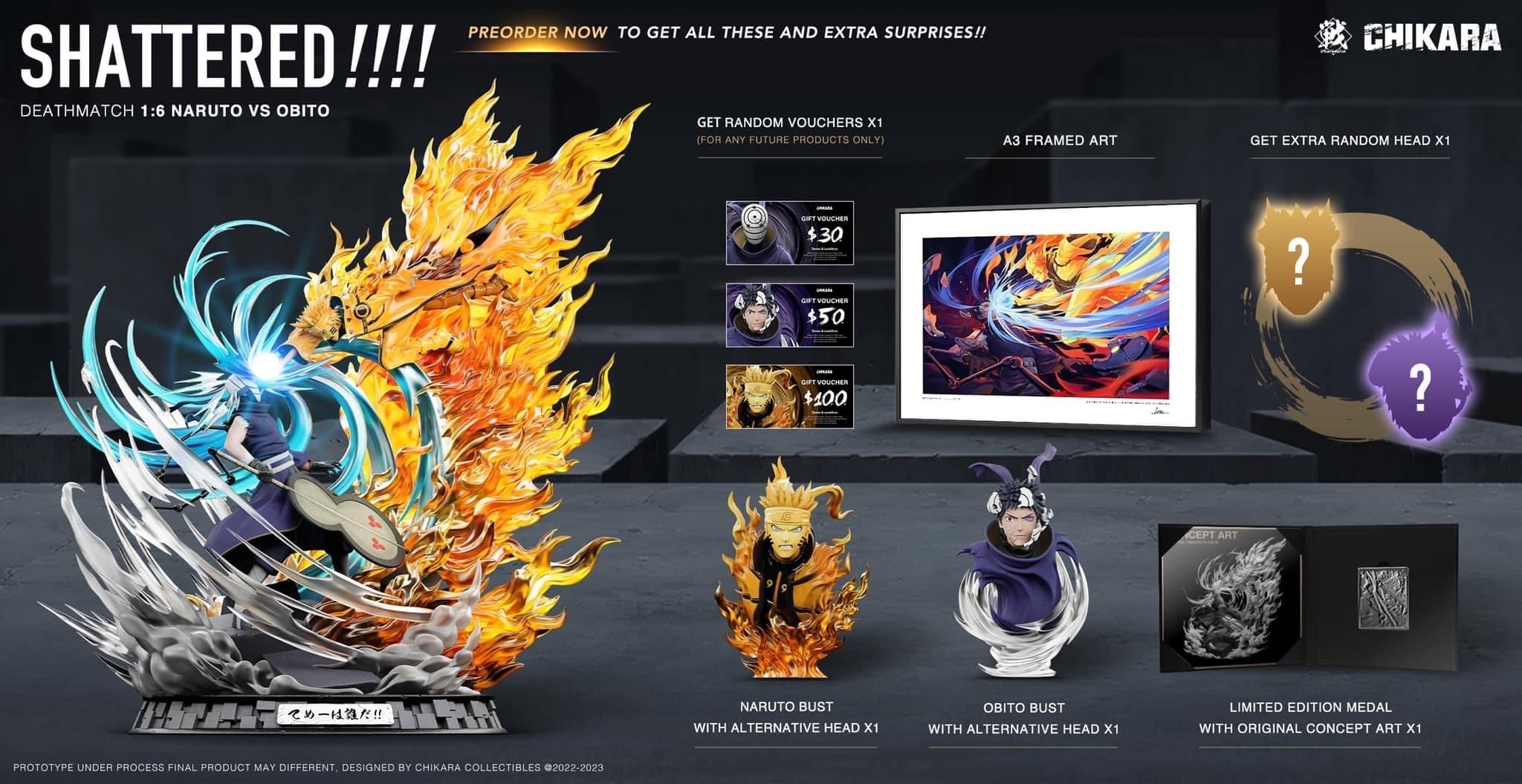 Chikara - Naruto vs Obito – StatueCorp